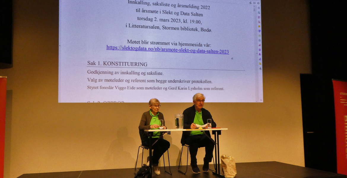 Årsmøtet 2023 | Slekt og Data